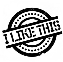 I like this rubber stamp Royalty Free Vector Image