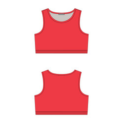 Sexy vintage red bra Royalty Free Vector Image