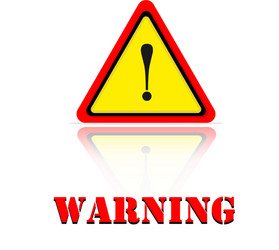 Yellow warning beware flammable icon background ve