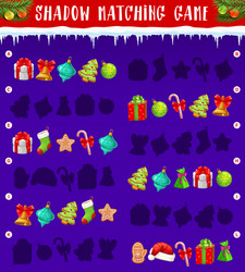 Children christmas holiday puzzle game Royalty Free Vector