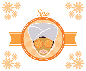 Spa center design Royalty Free Vector Image - VectorStock