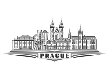 Logo for prague Royalty Free Vector Image - VectorStock