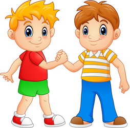 Kids Shaking Hands Vector Images (over 350)