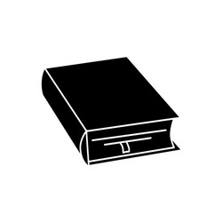 Encyclopedia isolated on white backdrop hand Vector Image