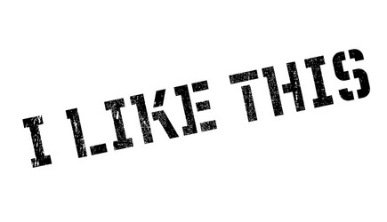 I like this rubber stamp Royalty Free Vector Image