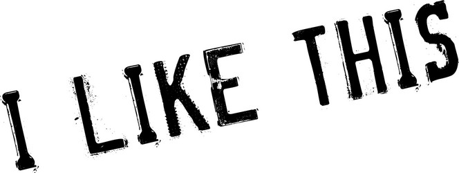 I like this rubber stamp Royalty Free Vector Image