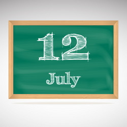 July 12 Calendar Vector Images (over 1,800)