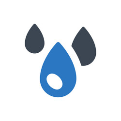 Rain drop icon Royalty Free Vector Image - VectorStock