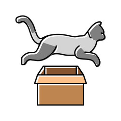 Down preposition english color icon Royalty Free Vector