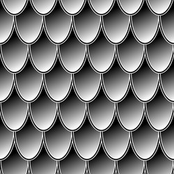 Seamless gray chain mail dragon scales dragon Vector Image