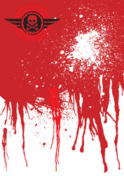 Skulls Blood Splatter Vector Images (82)