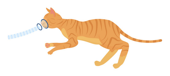 Cartoon rat or mouse with inhalation anesthesia Vector Image