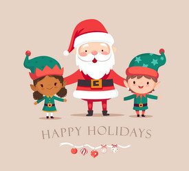 Santa Claus Elves Vector Images (over 1,700)