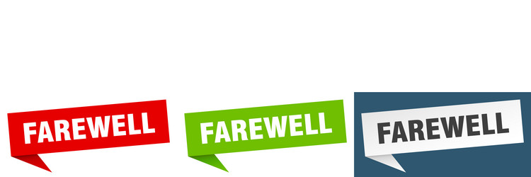 Farewell Banner Vector Images (over 870)