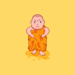 Emoji Cartoon Monk Vector Images (29)