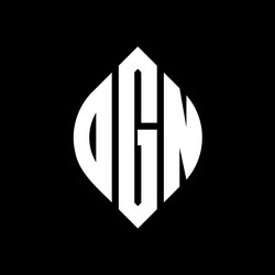 Dgn logo letter letter logo design Royalty Free Vector Image