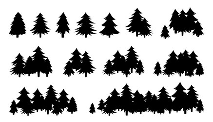 Forest Skyline Vector Images (over 7,800)