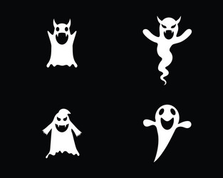 Ghost icons Royalty Free Vector Image - VectorStock