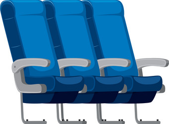 Service on the plane Royalty Free Vector Image