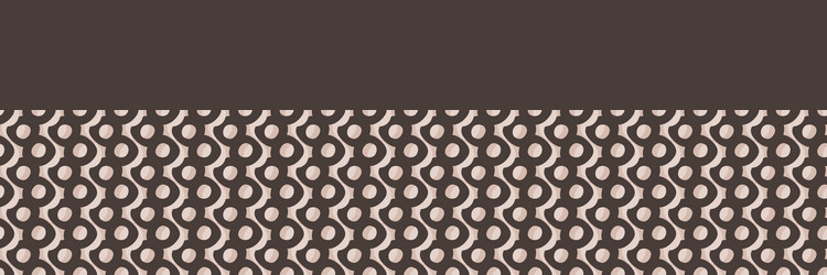 Hand drawn whimsical spotty dots seamless border Vector Image