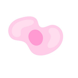Human stem cell icon for medical design Royalty Free Vector