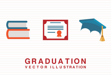 Congratulations graduation card Royalty Free Vector Image