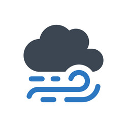 Wind weather icon Royalty Free Vector Image - VectorStock
