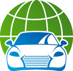 World car logo template creative design Royalty Free Vector