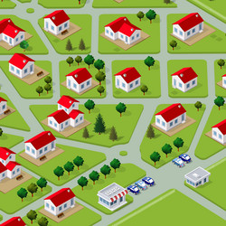 Town Cartoon Suburbs Vector Images (over 1,800)