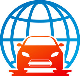 World car logo template creative design Royalty Free Vector