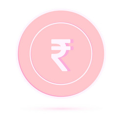 Indian Rupee Symbol White Vector Images (over 690)