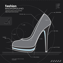 Shoe Blueprint Vector Images (over 220)