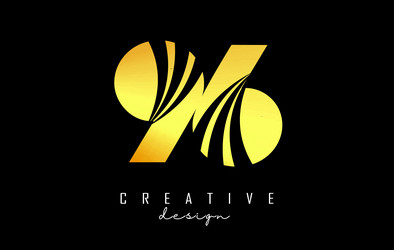 Colorful creative number 9 logo with leading Vector Image