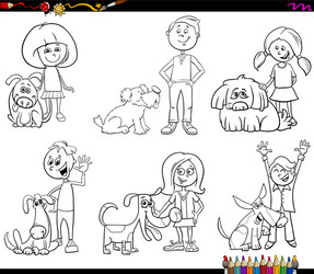 Preschool Kids Black and White Clip Art Vector Images (over 1,300)