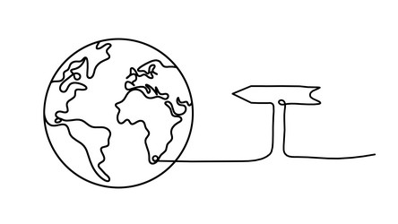 Geography Drawing Earth Globe Vector Images (over 4,600)