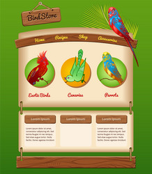 Decorative bird Royalty Free Vector Image - VectorStock