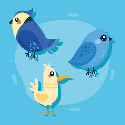 3 Birds Vector Images (over 1,900)