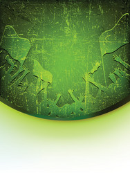 Namibia football team fans with flags of Vector Image