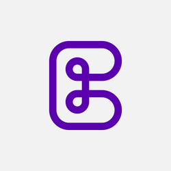 Letter c chemical logo design Royalty Free Vector Image