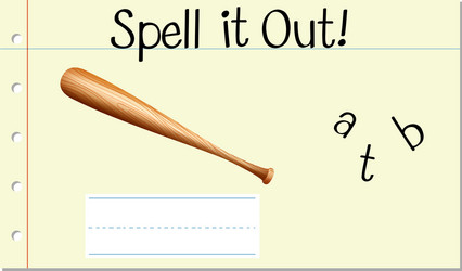 Bat Flashcard Vector Images (77)