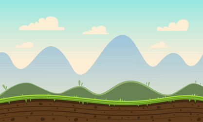 Game cartoon background Royalty Free Vector Image