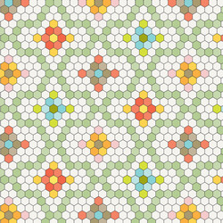 Hexagon tile pattern Royalty Free Vector Image