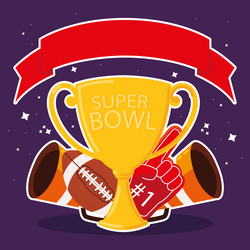 Super Bowl Trophy Vector Images (over 430)