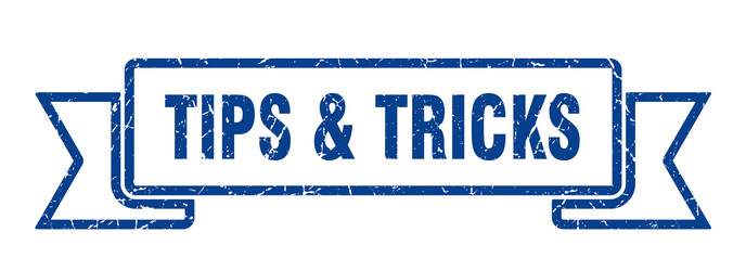 Tips tricks stamp sign Royalty Free Vector Image