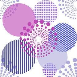 Abstract purple pantone seamless pattern circle Vector Image