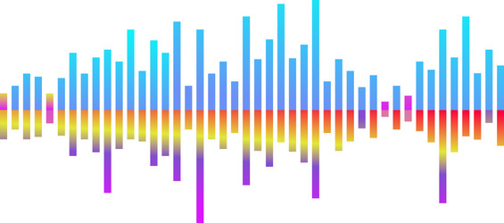 Vibration waves Royalty Free Vector Image - VectorStock
