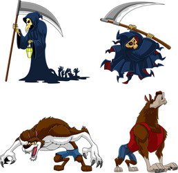 Grim Reaper Zombies Vector Images (over 370)