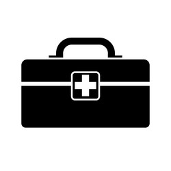 Medical box or medicine chest simple element from Vector Image