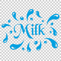 Milk splash spray icon in flat style drink Vector Image