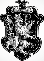 Gothic lion Royalty Free Vector Image - VectorStock
